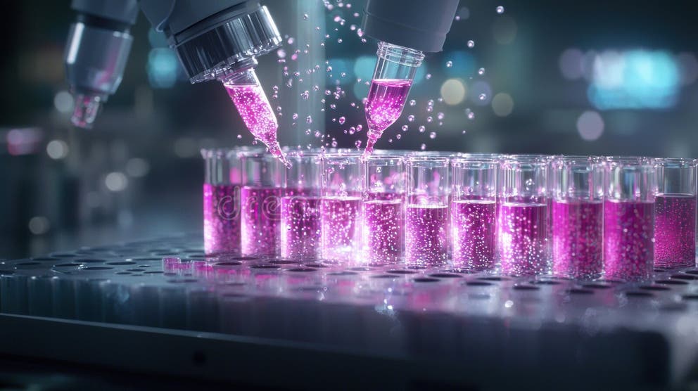 Exploring Pink Liquid Samples in Advanced Laboratory Settings for ...