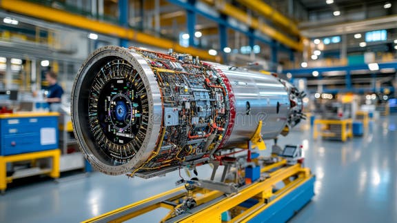 Exploring the Power within: a Massive Jet Engine on Display at the ...