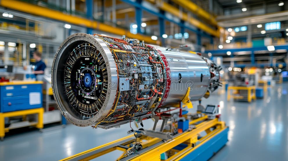 Exploring the Power within: a Massive Jet Engine on Display at the ...