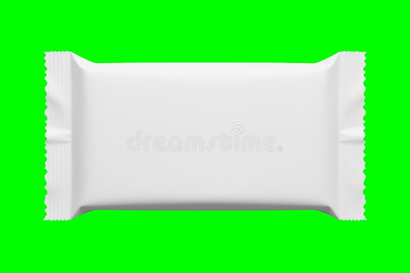 Solid White Chocolate Wrapper Render Studio Environment Graphic Design ...