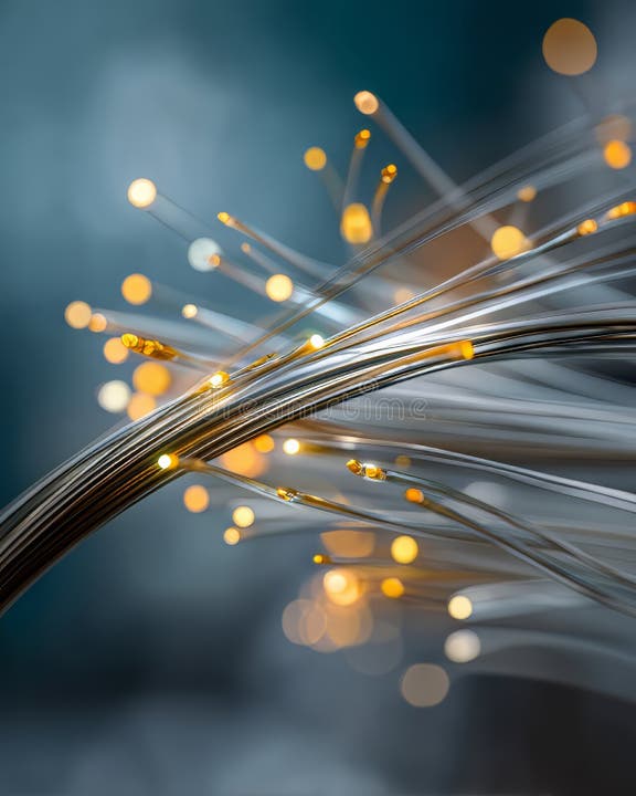 Exploring Quantum Computing through Close-Up Visuals of Optical Fibers and Lights in Action ...