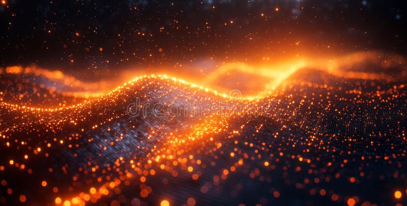 Exploring Quantum Computing Concepts through Abstract Visual Representation. Generative AI Stock ...