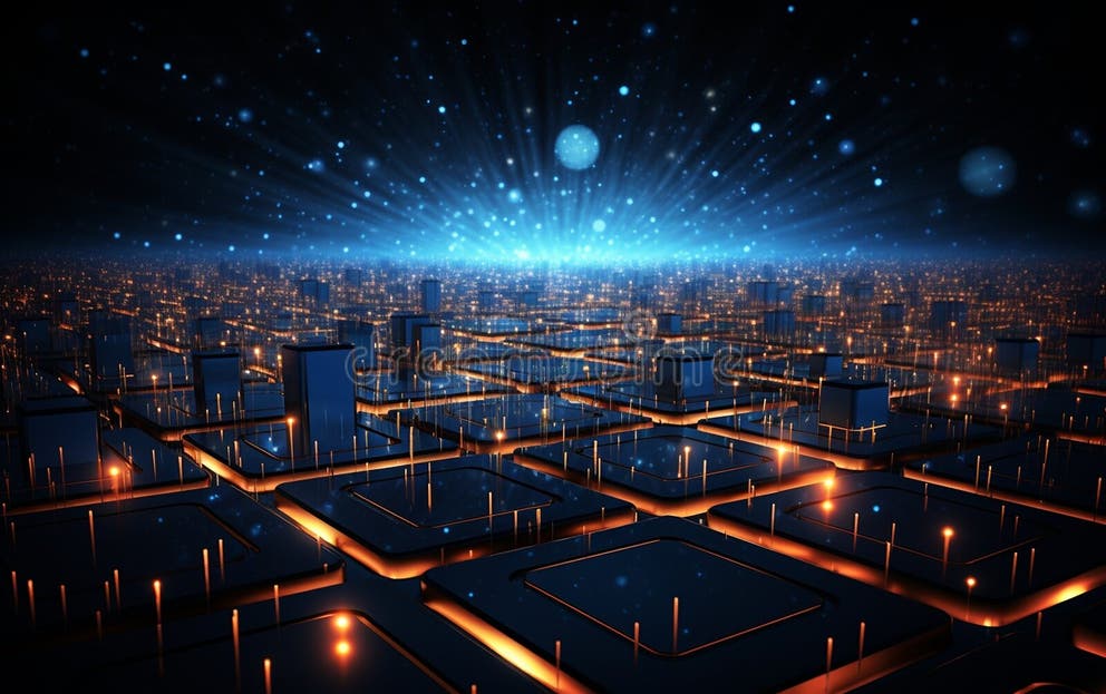 Exploring Quantum Computing. Generative by Ai Stock Illustration - Illustration of superposition ...