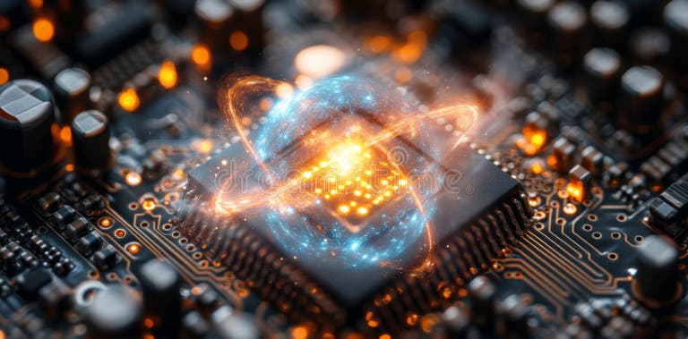 Exploring Quantum Computing with Qubits and Superposition on a Circuit Board. Generative AI ...