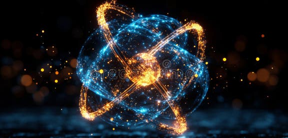 Exploring Quantum Computing S Superposition and Entanglement in 4k. Generative AI Stock Photo ...