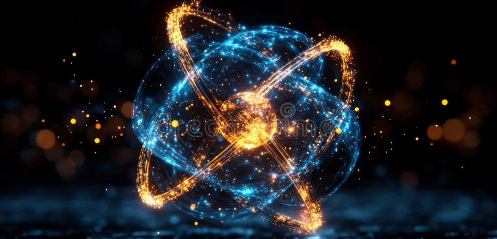 Exploring Quantum Computing S Superposition and Entanglement in 4k. Generative AI Stock Photo ...