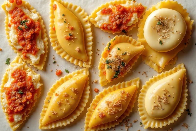 Exploring Ravioli Recipes stock illustration. Illustration of colors ...