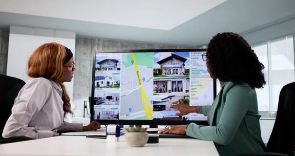 Exploring Real Estate Options Stock Image - Image of shop, road: 373996107