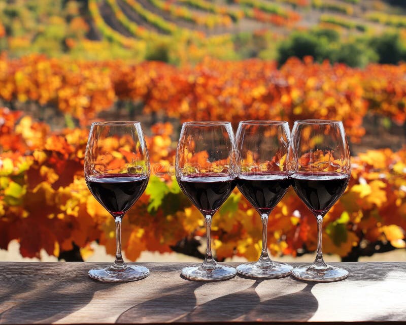 Exploring Rioja Wineries in Autumn Amidst Fall Foliage Stock ...