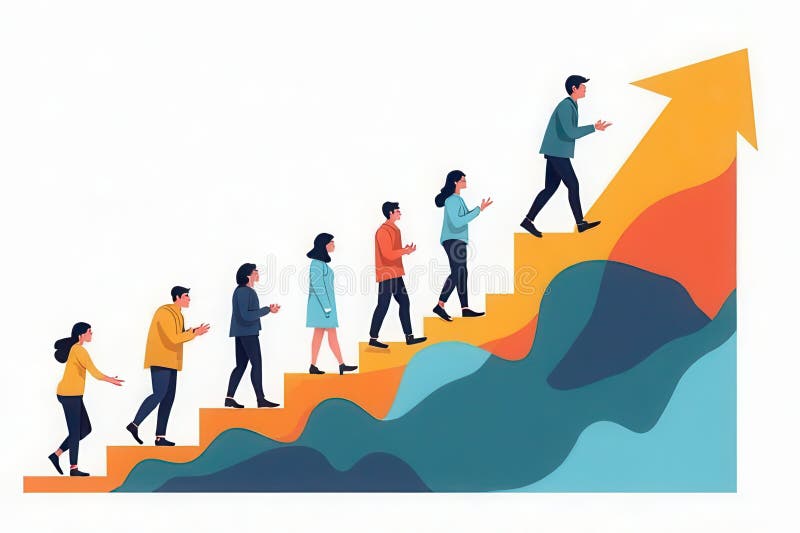 Exploring the Roadmap To Wealth through Graphic Representation Stock ...