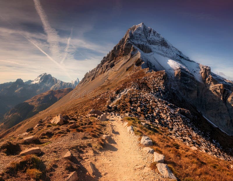 Exploring Rugged Mountain Trails Amidst Breathtaking Stock Photos ...