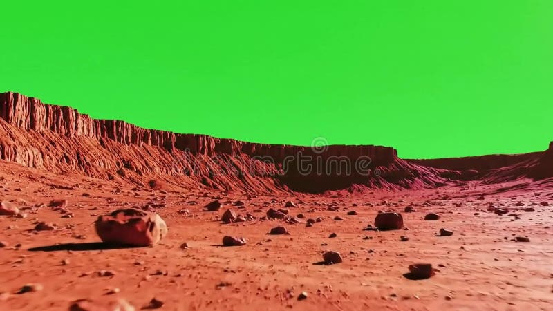 Exploring the Rugged Terrain of Mars with Green Screen for Creative ...
