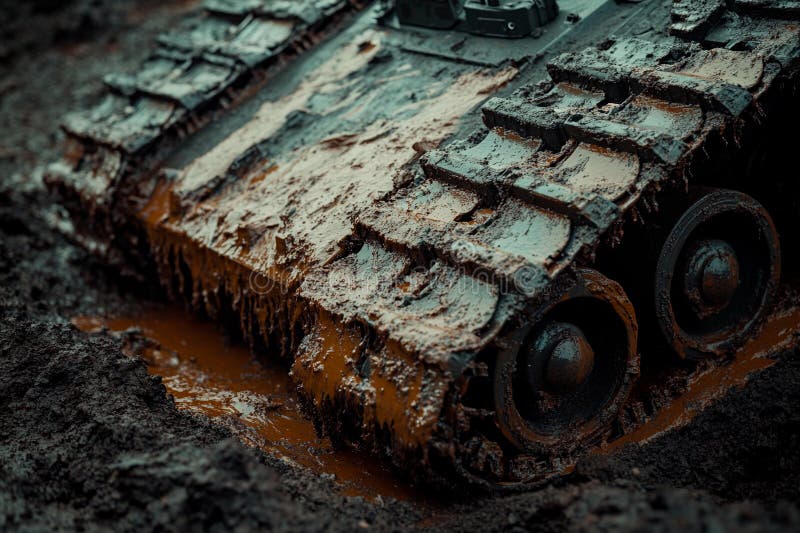 Exploring Rugged Terrain with a Mud-covered Tank Treading through a ...