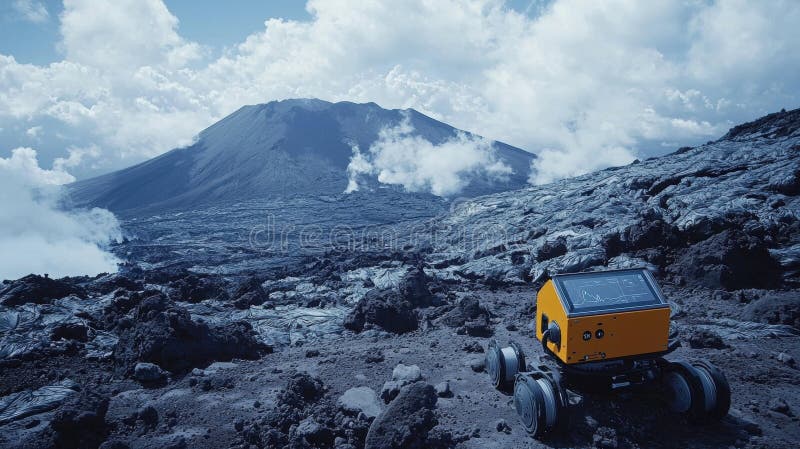 Exploring Rugged Terrain of Volcanic Landscape, Robot Navigates Rocky ...