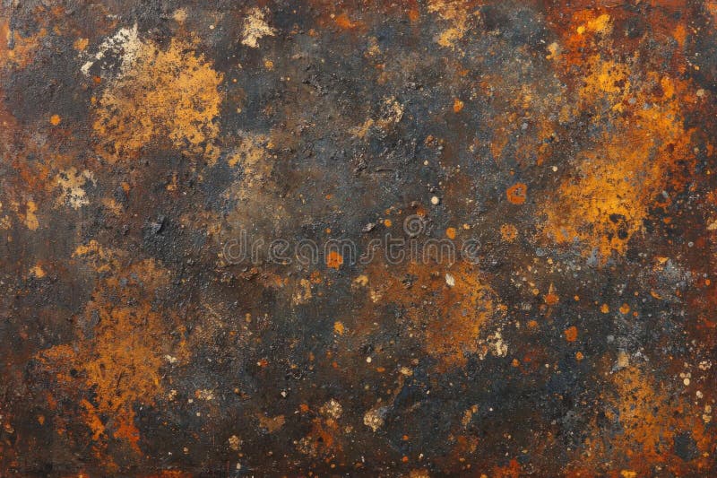 Exploring Rust, a Dark, Orange, and Gold Texture Stock Illustration ...