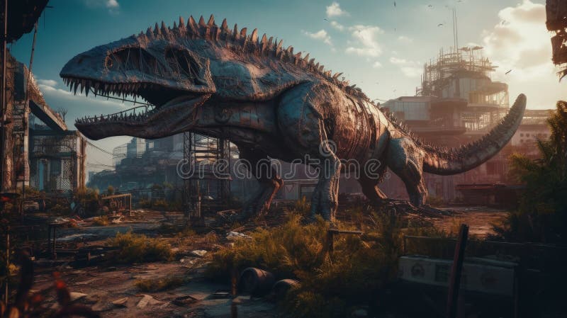 A Dino-sized Ruin: Futuristic Cityscape Photoshoot with Sony A9 and ...