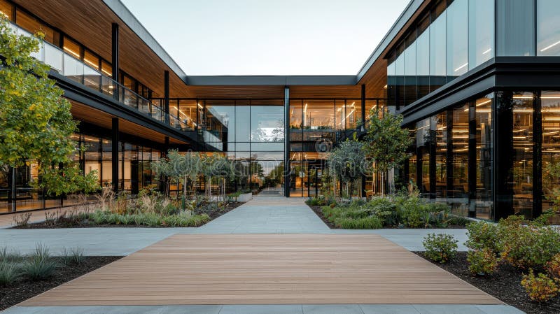 Exploring the Seamless Connection between Two Buildings: a Walkway in ...
