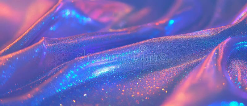 Exploring the Shimmer and Depth of Metallic Fabric with Abstract Shapes ...