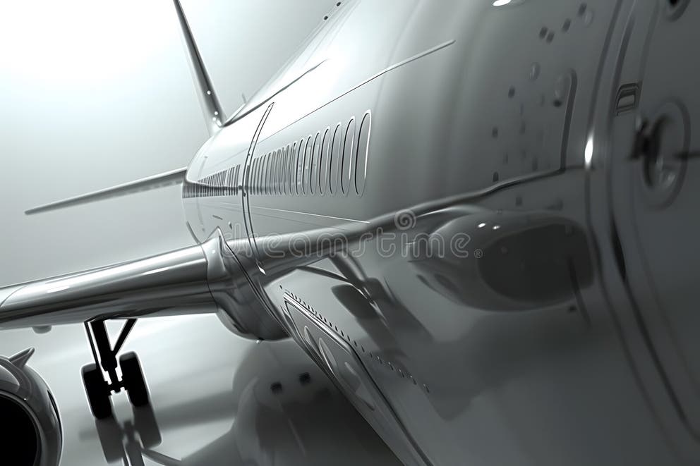 Exploring the Sleek Design of a Modern Airplane, a Detailed Look at Its ...