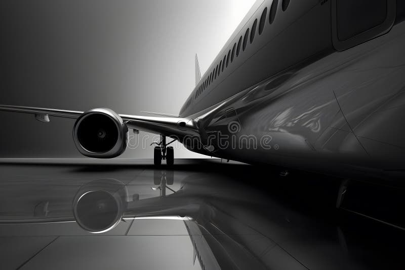 Exploring the Sleek Design of a Modern Airplane, a Detailed Look at Its ...