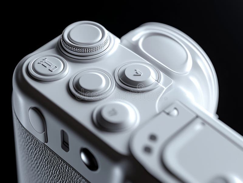 Exploring the Sleek Design of a Modern Camera with Intricate Buttons ...
