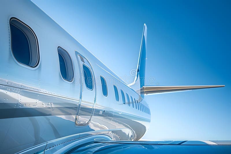 Exploring the Sleek Design of a Private Jet, a Detailed Look at Its ...