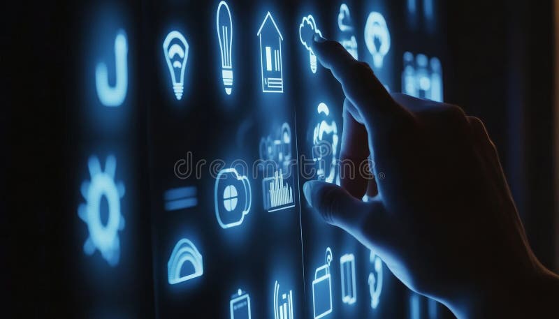 Exploring Smart Home Technology Interactive Touch Screen with Modern ...