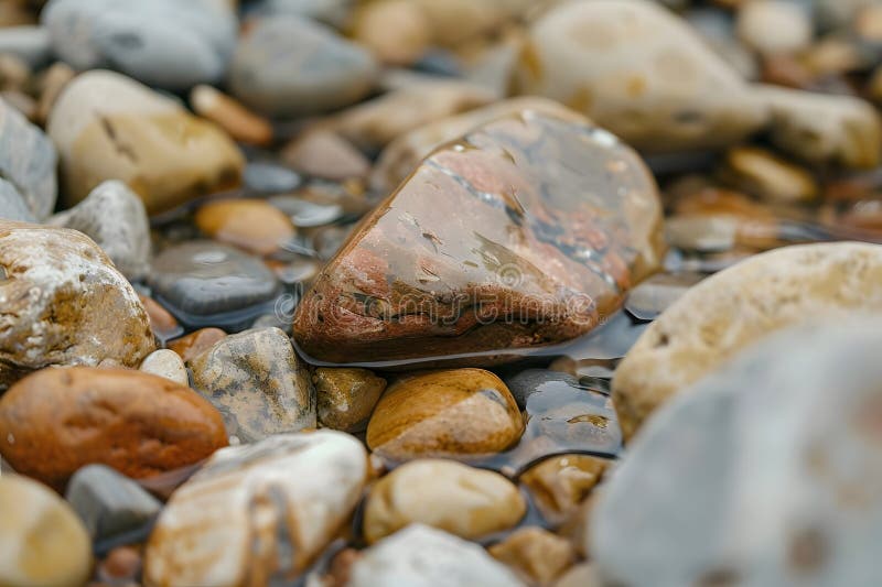 Exploring the Smooth Textures and Vibrant Hues of Water-Smoothed River ...