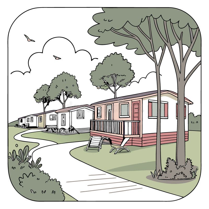 English Caravan Park Stock Illustrations – 4 English Caravan Park Stock ...