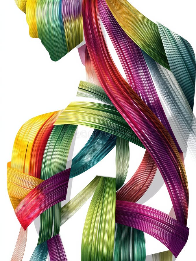 Exploring Strength and Wellness through Abstract Muscle Form Crafted ...