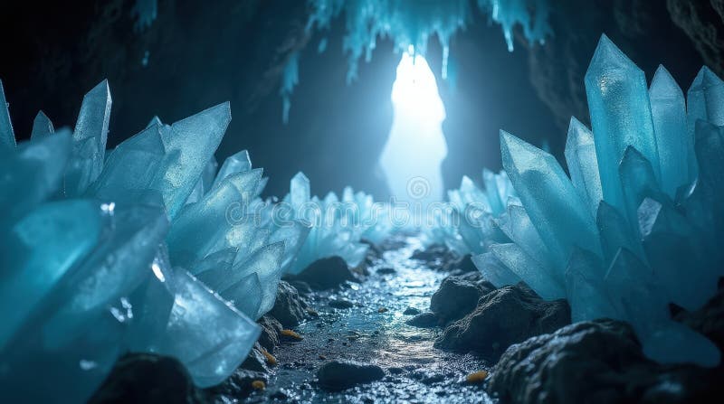 Exploring a Stunning Crystal Cave with Enormous Translucent Formations ...