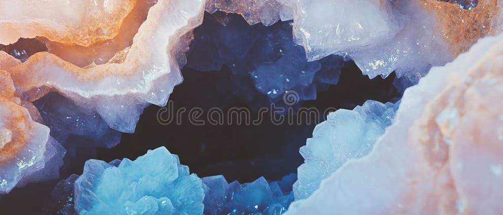 Exploring the Stunning Texture and Colors of Geodes with Crystalline ...