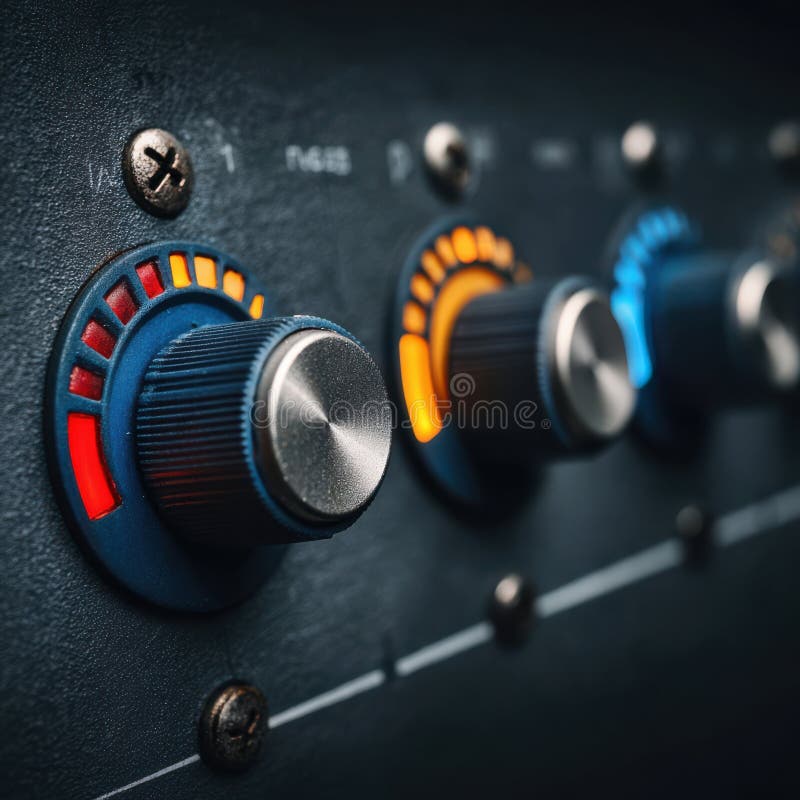 Exploring the Subtle Interplay of Audio Interface Knobs and Vibrant ...