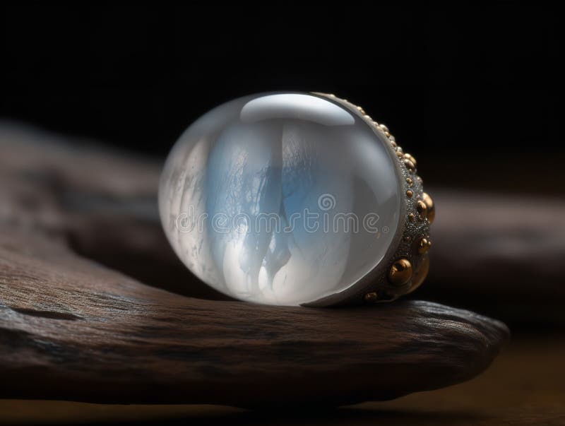 Exploring the Subtle Texture of Moonstone Stock Illustration ...