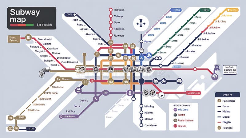 Exploring a Subway Map that Illustrates Routes through Centuries ...