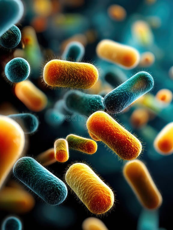 Exploring Superbug Bacteria Under a Microscope Revealing Antibiotic ...