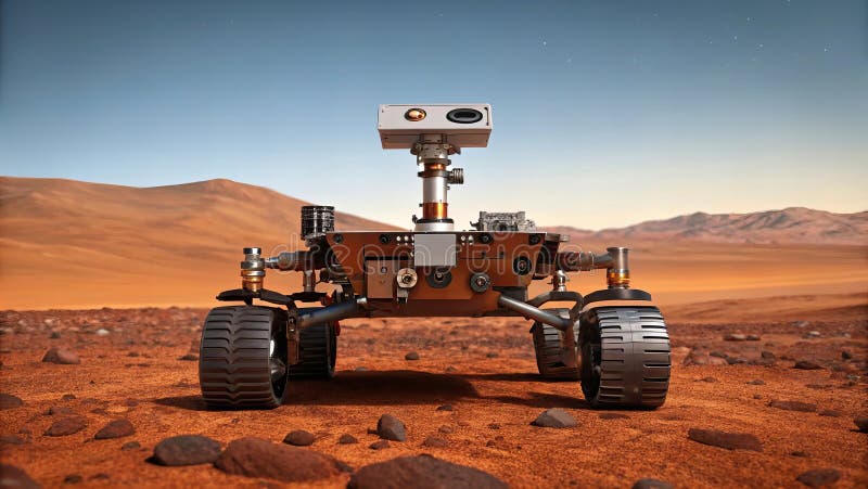Exploring Surface of Mars, Robotic Rover Captures Vast Landscape with ...