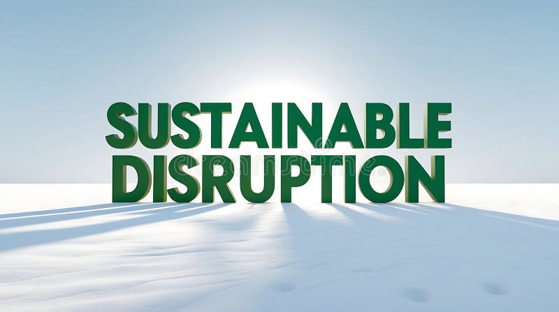 Exploring Sustainable Disruption in Environmental Practices Stock Image ...