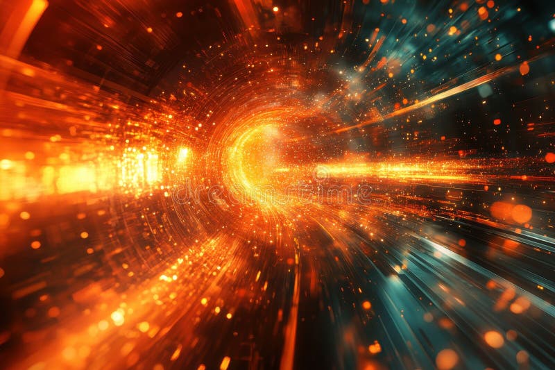 Exploring a Swirling Vortex of Light and Energy in a Cosmic Environment ...