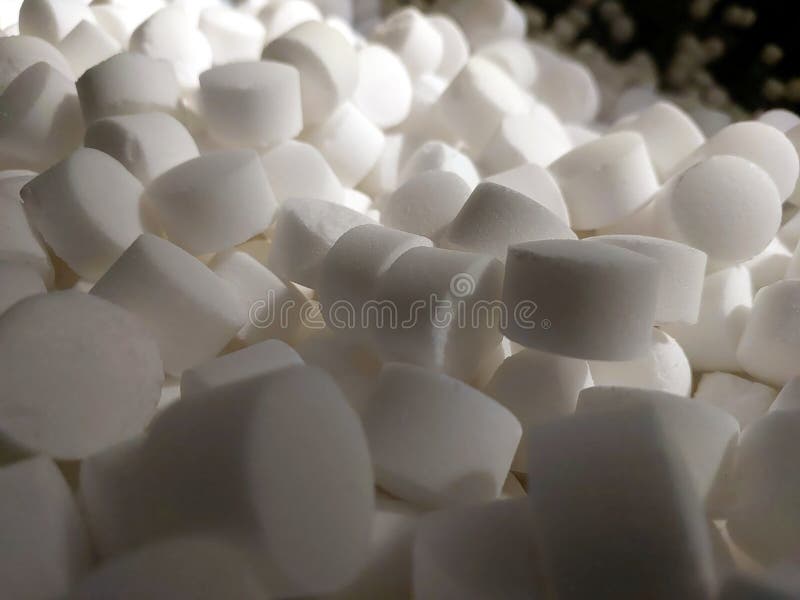 Exploring the Texture and Contrast of Tablet Salt in Natural Light ...