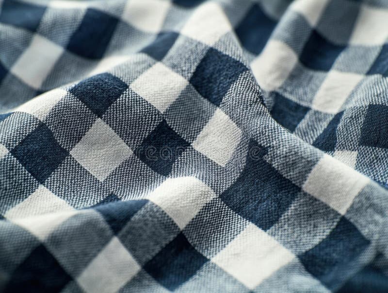 Exploring the Texture and Design of Woven Checkered Fabric, a Detailed ...