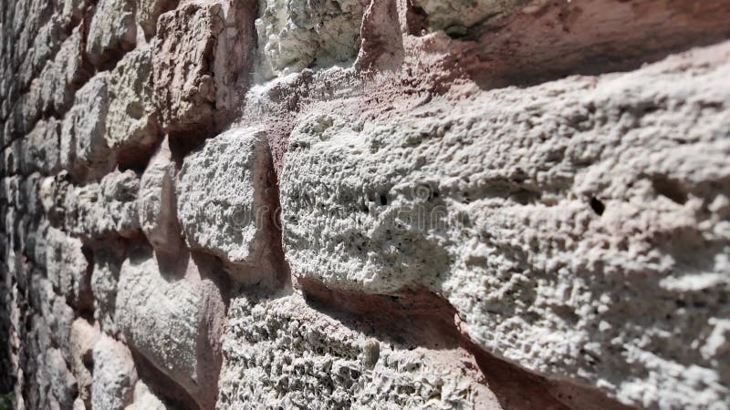 Exploring the Texture of a Historic Stone Wall Stock Footage - Video of ...