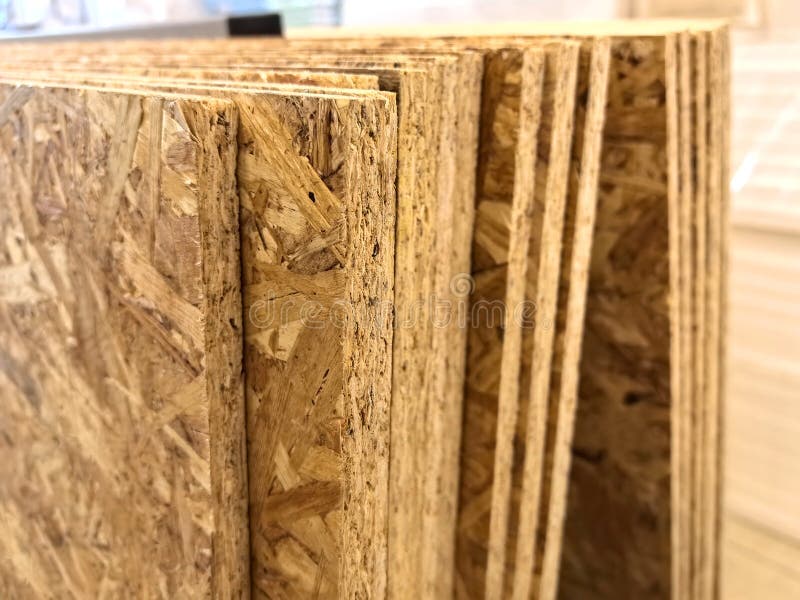 Exploring the Texture and Layers of Engineered Wood in a Workshop ...