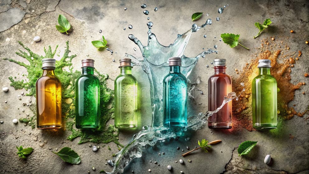 Exploring Texture and Sustainability a Flat Lay Featuring TrialSized ...