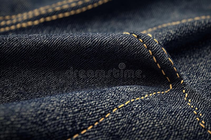 Exploring the Texture and Weave of Denim, a Close-Up Look at the Fabric ...