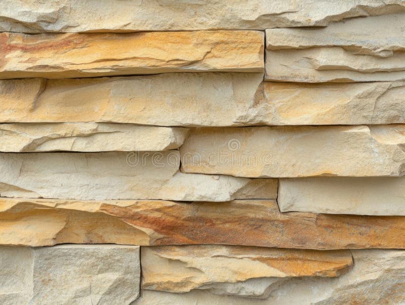Exploring Textured Stone Wall, a Close-up View of Layered Stone Stock ...