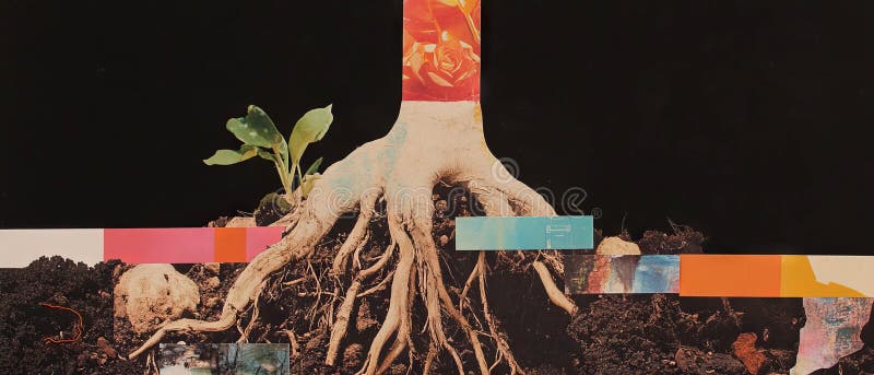 Exploring Textures and Colors in a Minimalistic Mixed Media Collage ...