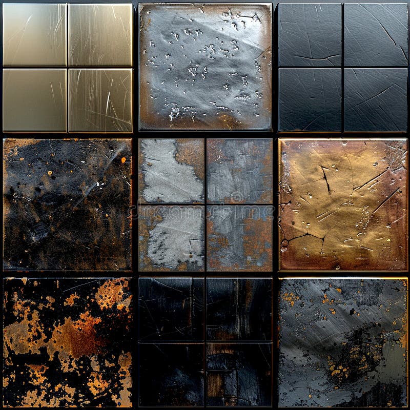 Exploring the Textures of Metallic Surfaces in a Modern Artistic ...