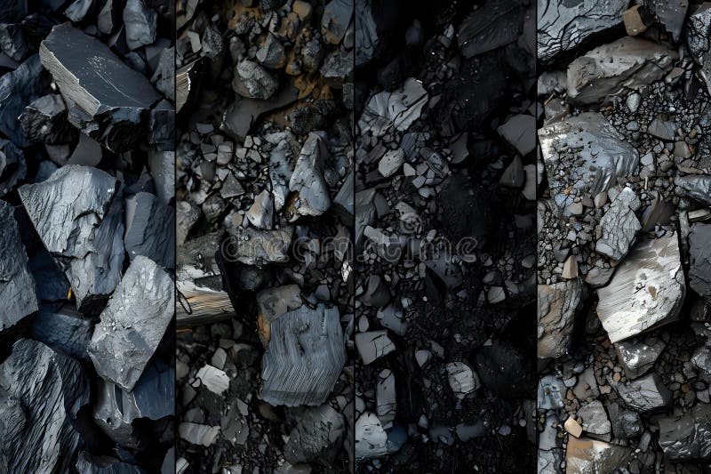 Exploring the Textures and Patterns of Dark Grey and Black Rocks: a ...