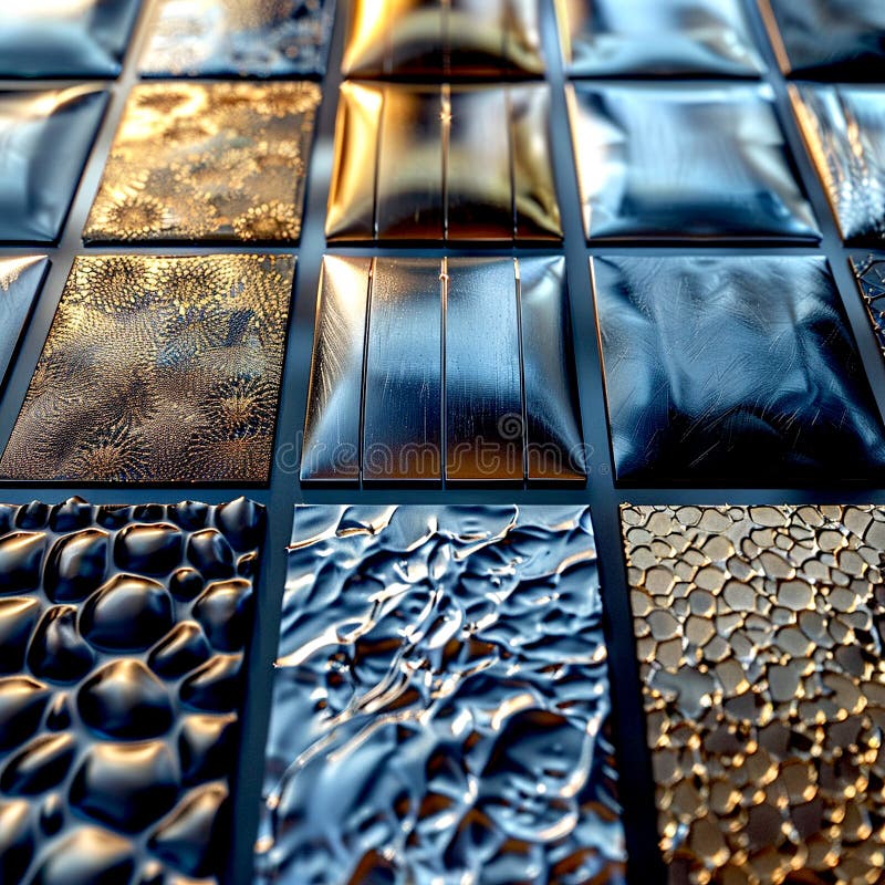 Exploring Textures and Patterns in Metallic Tiles during a Creative ...